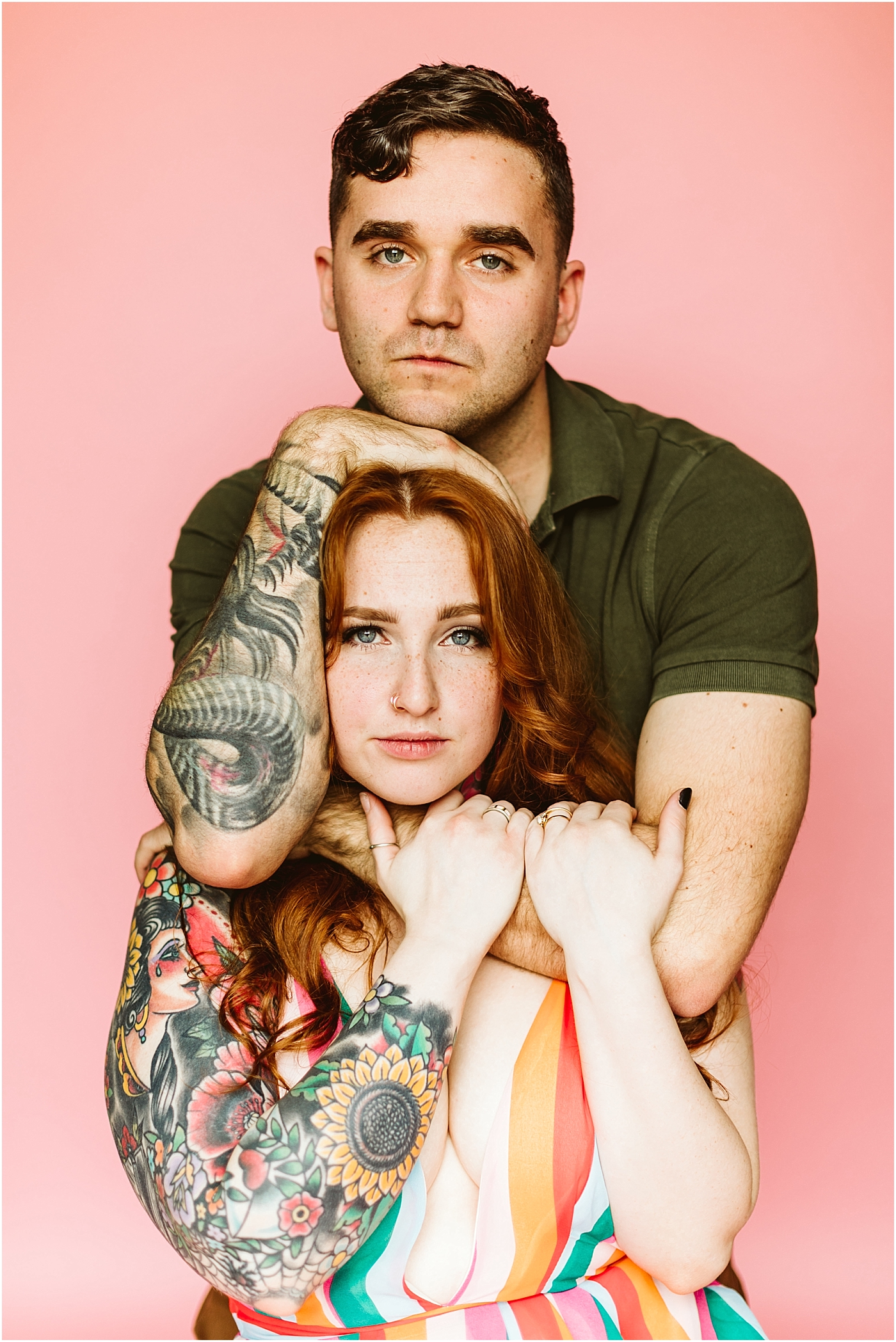 COURTNEY + SAM // COLORFUL STUDIO SESSION // NORTH CAROLINA ...