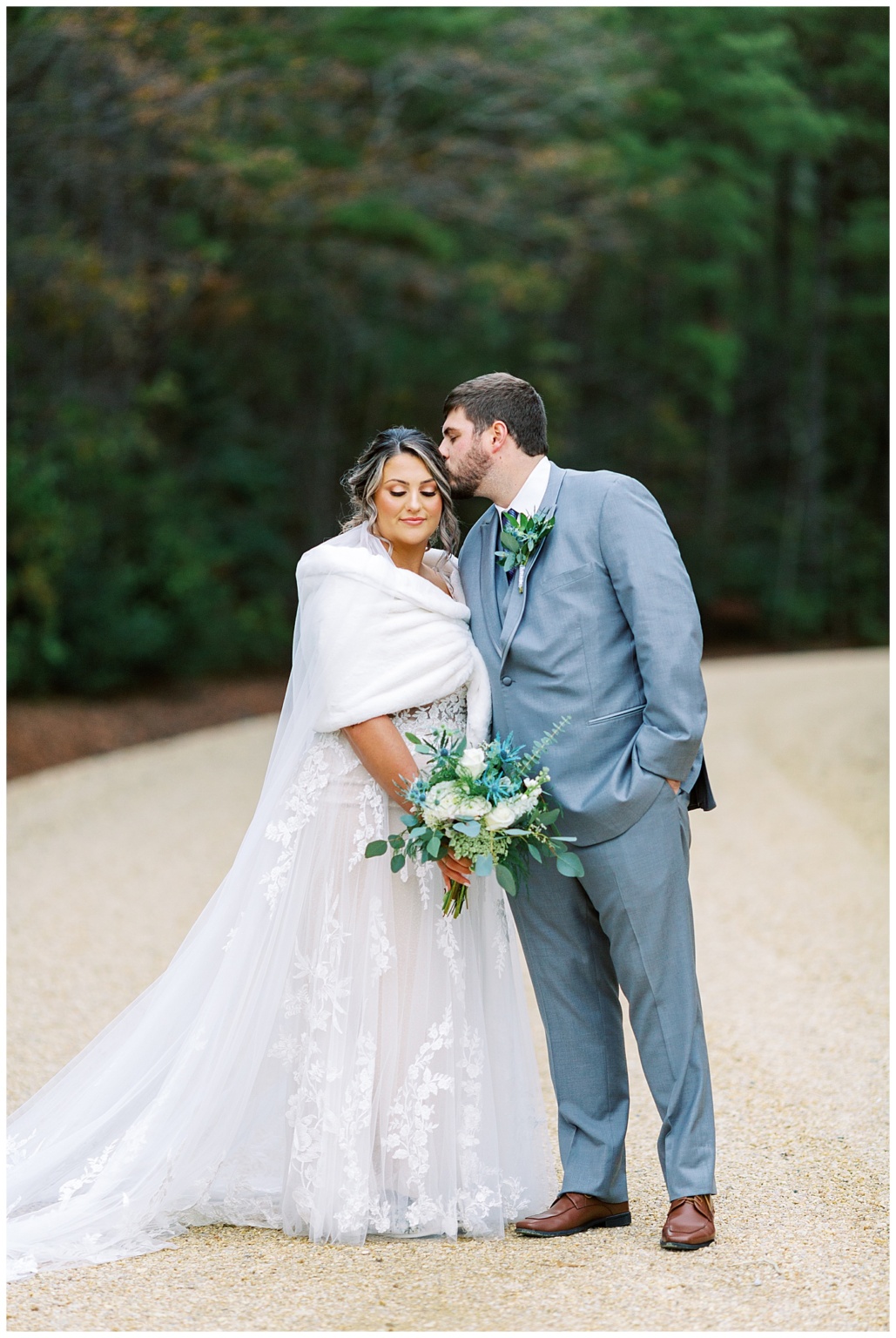 Winter Wedding at The Barn at Broadslab in Benson, NC – Hayley & Colby ...