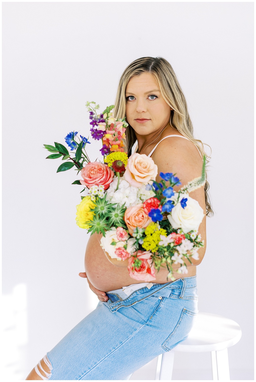 Modern Maternity Studio Session in Raleigh, NC – Katelyn & Austin ...