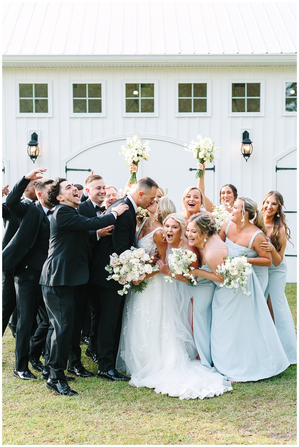 Pastel Pink Spring Wedding at The Cornealius Properties in Goldsboro ...