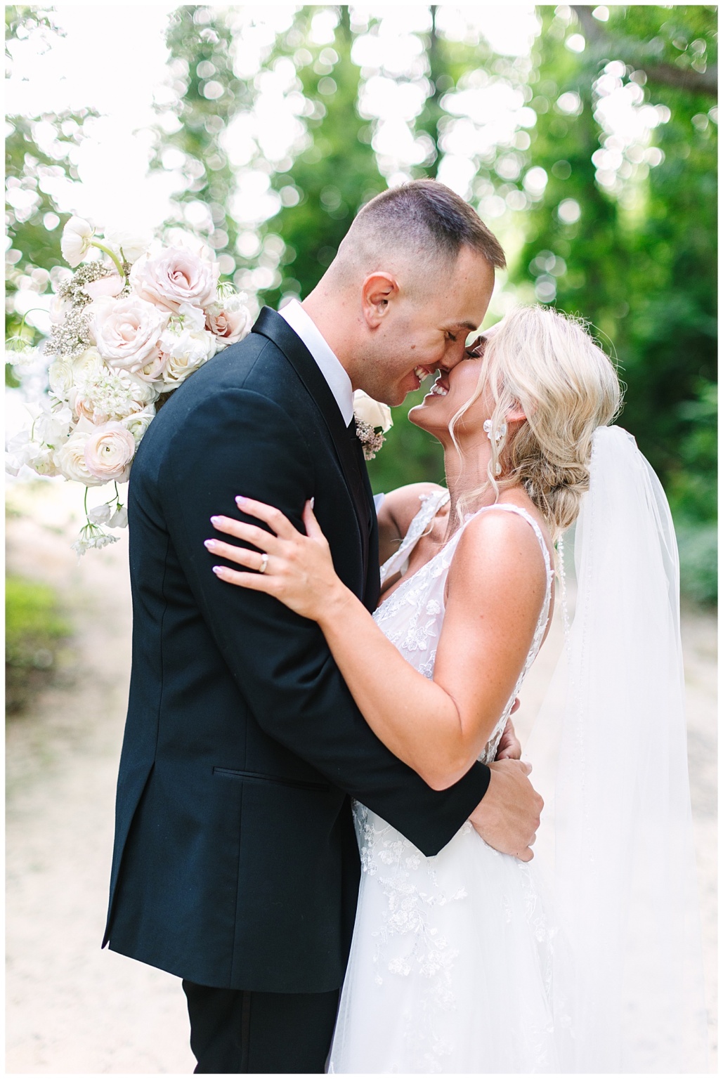 Pastel Pink Spring Wedding at The Cornealius Properties in Goldsboro ...