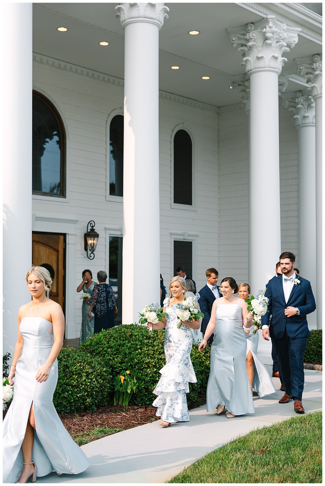 Coastal Blue Wedding at Merrell Estate and Gardens in Indian Beach, NC ...